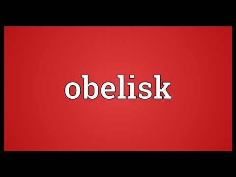 Obelisk Meaning