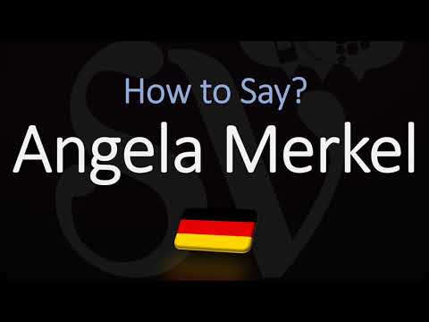 How to Pronounce Angela Merkel? (CORRECTLY)