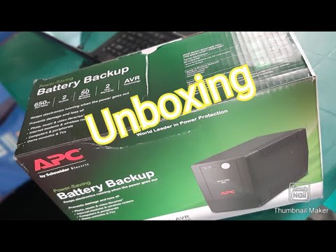 UPS APC 650va Unboxing (325watts)