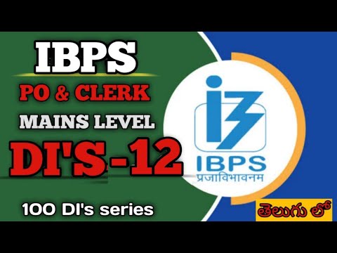 DI No.12 - Mains Level DI in Telugu | IBPS PO, Clerk, RRB, SBI Clerk 2025 | 100 DI Series | Bankers