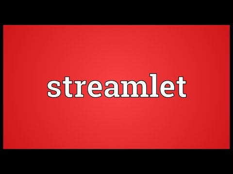 Streamlet Meaning