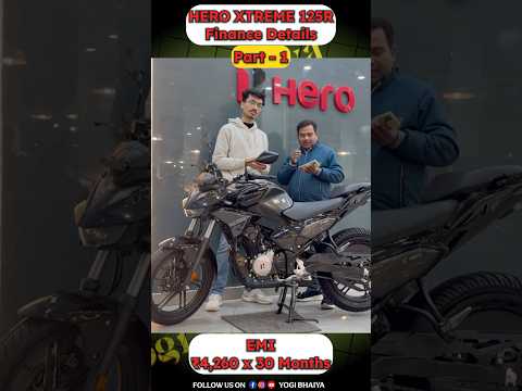 Xtreme 125R Finance Details | Downpayment and EMI | 2025 Hero Xtreme 125r #xtreme125r ##finance #emi