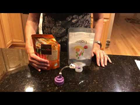 Bolus Tube Feeding with Real Food Blends and the Bolee Bag and Bolink Large Cap