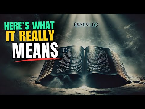 The Hidden Meaning of Psalm 1:3 That Will Blow your MIND.