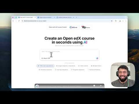 How to create Open edX Courses with AI | Free Open edX AI Course Creator | Powered by Blend-ed