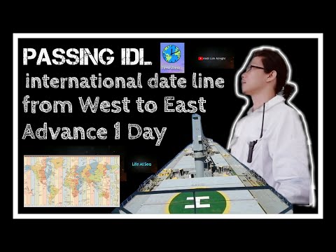 International Date Line, Actual passing to IDL from West to East, Life at Sea