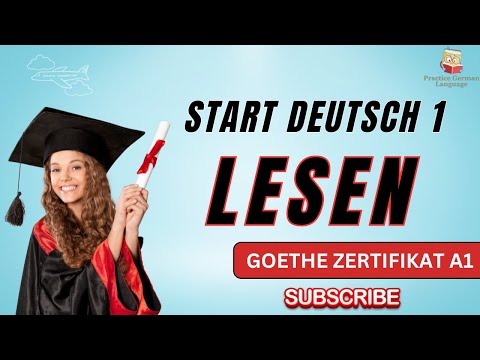 Goethe Zertifikat A1 - Lesen Test Paper mit Antworten | Start Deutsch 1 2025 Exam