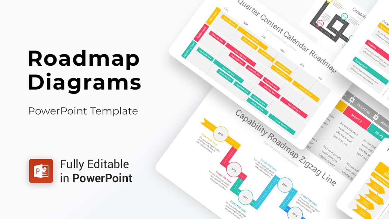 Roadmap Diagrams PowerPoint Template l Google Slides, Keynote