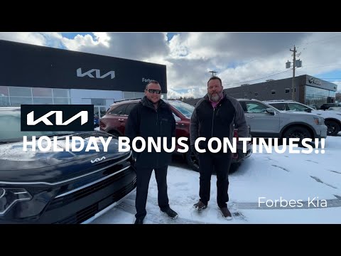 🎁The Kia Holiday Bonus Continues!!