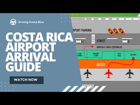 Costa Rica Airport SJO: The ULTIMATE Guide for First Time Visitors! Driving in Costa Rica