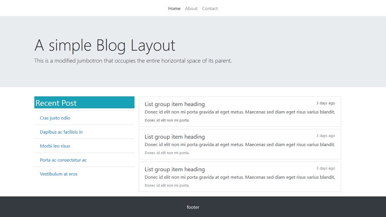 CakePHP 4 Create a simple web page (Change Default Layout) (8)