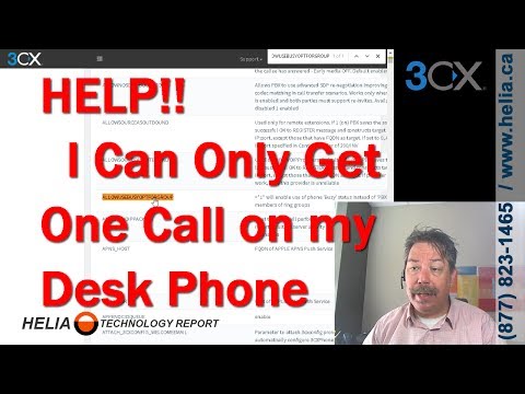 Help! I Can Only Get One Call on my Phone with 3CX Phone System