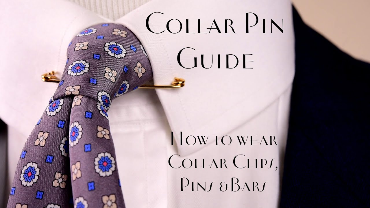 Collar Pin & Bar Guide - How to Wear & Buy Collar Bars & Clips