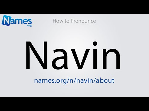 How to Pronounce Navin