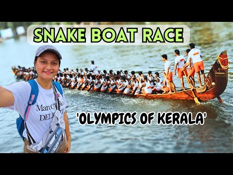 I saw the famous SNAKE BOAT RACE of KERALA | Nehru Trophy Boat Race 2023 #therainbowgirl