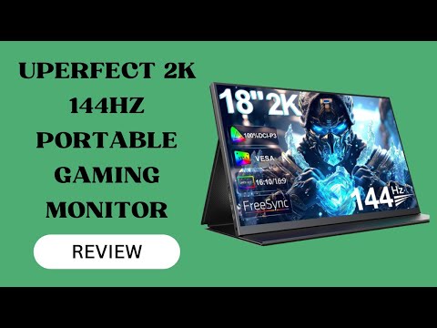 UPERFECT 2K 144Hz Portable Gaming Monitor 18: Gaming Excellence on the Go