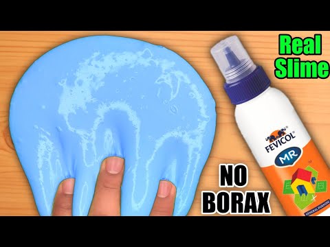 NO BORAX FEVICOL SLIMEπ± How to make Slime with Fevicol without Clear Glue and Borax Activator