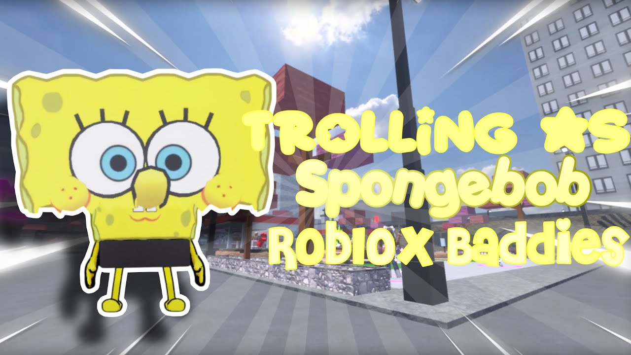 Trolling As Spongebob in ROBLOX Baddies