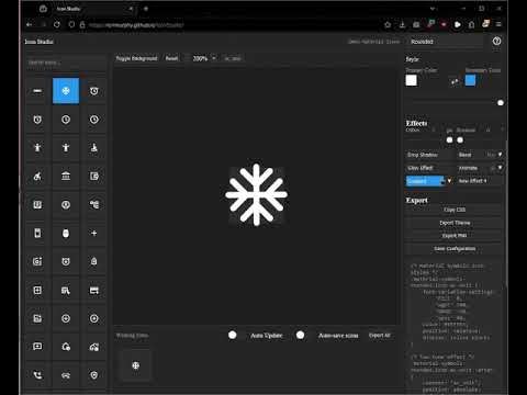 Icon Studio - webapp