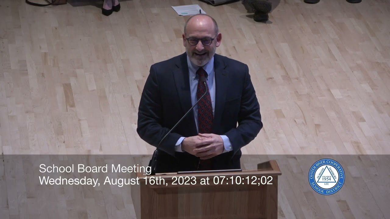 School Board Meeting December 20th, 2023