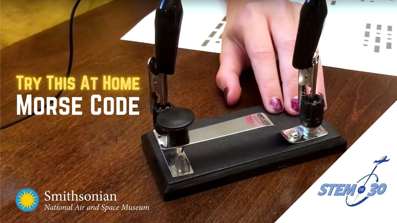 Morse Code Demo: Try This At Home