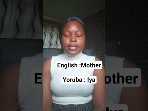 HOW TO SAY FATHER,MOTHER,CHILDREN IN YORUBA LANGUAGE #learn #family #language #learning #how #feed