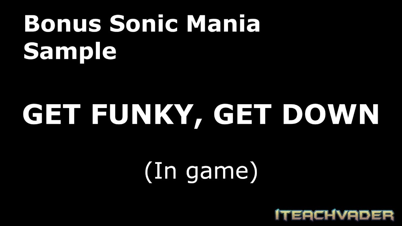 Original Sonic CD Hue Hue Hue Sample [Including Several More]