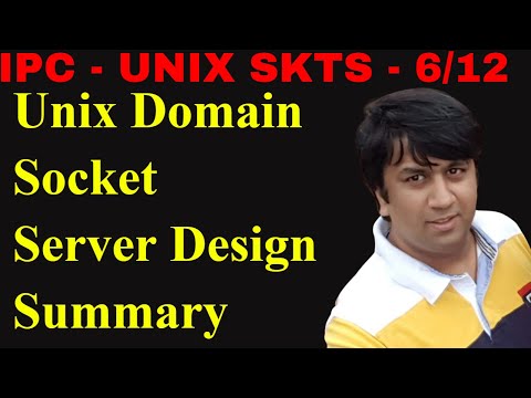 6/12 Unix Domain Server Design Observation | Udemy Courses | Linux IPC | Socket Programming