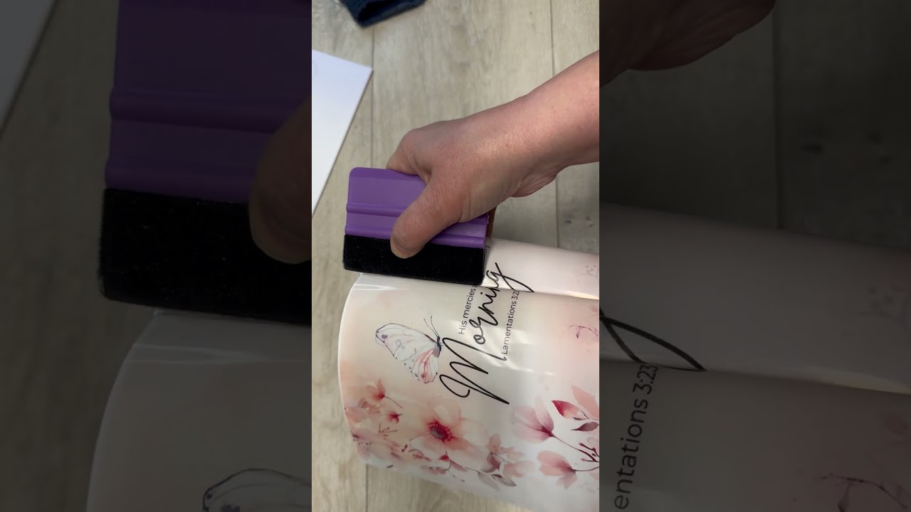 Crazy Easy DIY Custom Tumbler with Printable Vinyl! #easycrafts