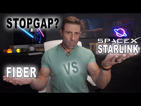 SpaceX Starlink vs Fiber - Is Starlink Only A Stopgap?