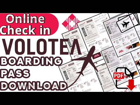 How to Check in for a Volatea Airlines Flight | Check-In Online | Boarding Pass Download | Volatea