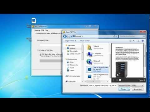 Nice PDF Compressor - Dateigröße von PDF Dateien verkleinern