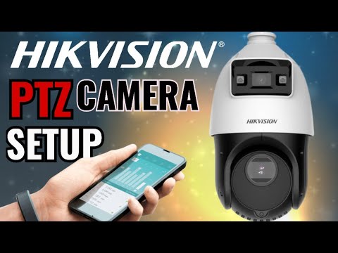 Hikvision PTZ Camera Installation//How to Setup Hikvision 4MP IP PTZ Colour Camera