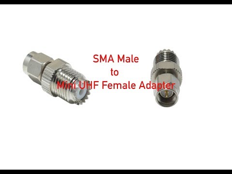 SMA Male to Mini UHF Female Adapter # 1593