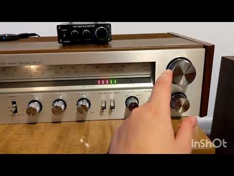 Technics SA-101 Stereo Receiver Demonstration Video