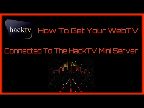 How to connect your WebTV to the Public Mini Server.