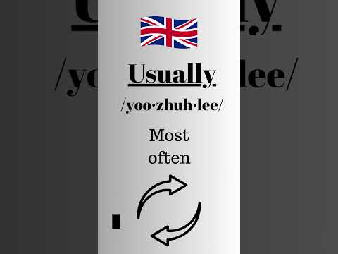 How to Pronounce Usually Correctly-British Accent #pronouncecorrectly #english