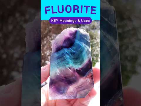 FLUORITE Crystal Benefits, Properties, Meaning & Uses in #crystalhealing (Calm Your Mind)