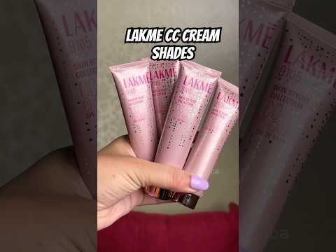 Lakme 9 To 5 CC Cream Swatches – Find Your Perfect Everyday Shade! #shorts #lakmecccream