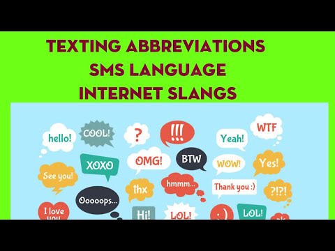 Texting Abbreviations , Internet Slangs, Acronyms in English | Sms language #Shorts