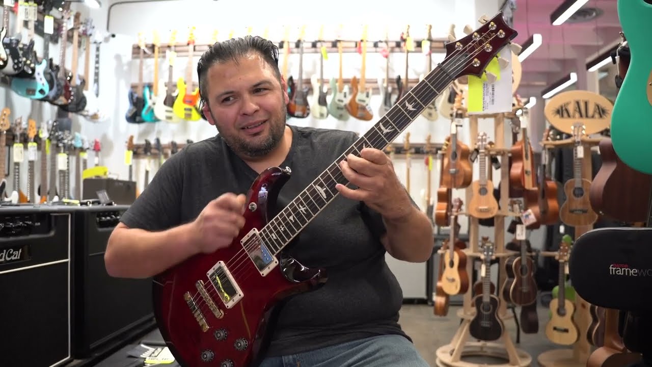 PRS S2 McCarty 594 in Fire Red Burst - Demo