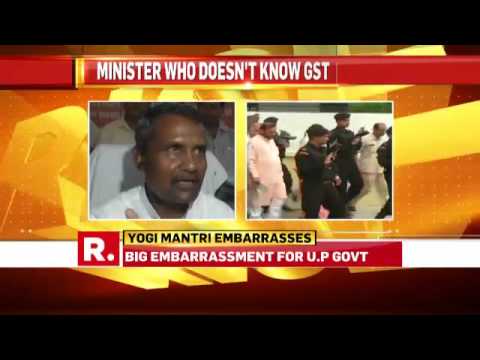 Minister Fumbles For The Full Form Of GST
