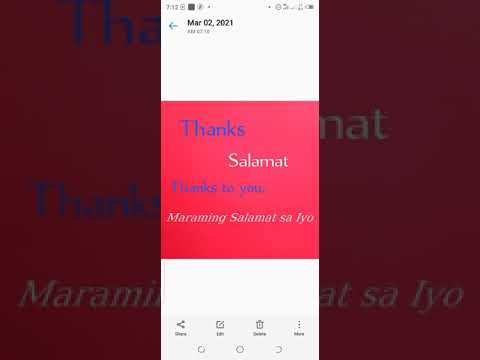 How to Say Thanks In Tagalog?