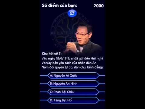 Game Ai Là Triệu Phú - Lại Văn Sâm chém bão trong Game Ai Là Triệu Phú 2013