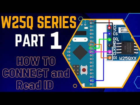 W25Q FLASH Memory || Part 1 || How to connect Device and Read ID