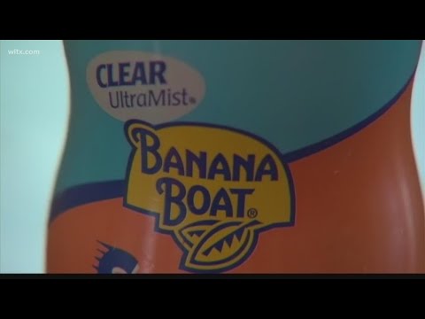 Banana Boat sunscreen recall