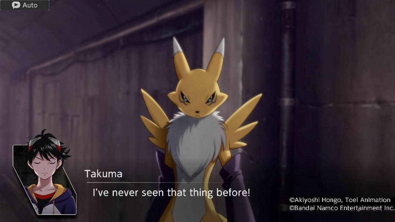 DIGIMON SURVIVE - First encounter with RENAMON!