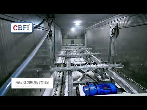 Flake Ice in Concrete Cooling Industry.