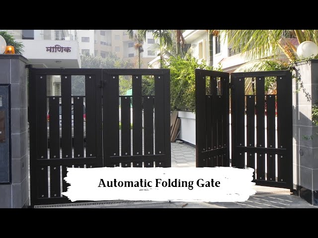 Automatic Gate - Automatic Mild Steel Perpendicular Sliding Gate ...