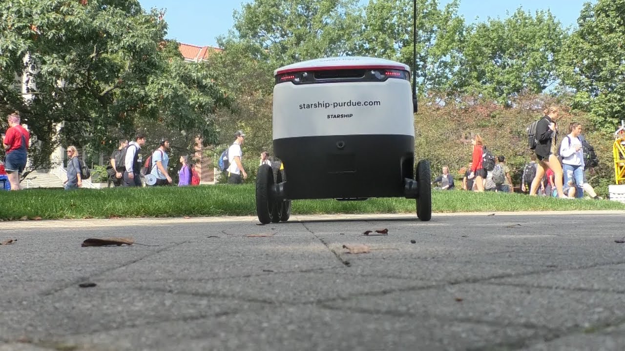 Self Driving Food Delivery Robots are Now on the Purdue Campus